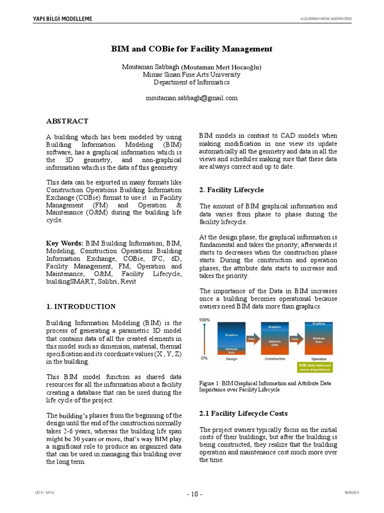 BIM & COBie for Facility Managers | PDF | Building Information Modeling | Autodesk Revit
