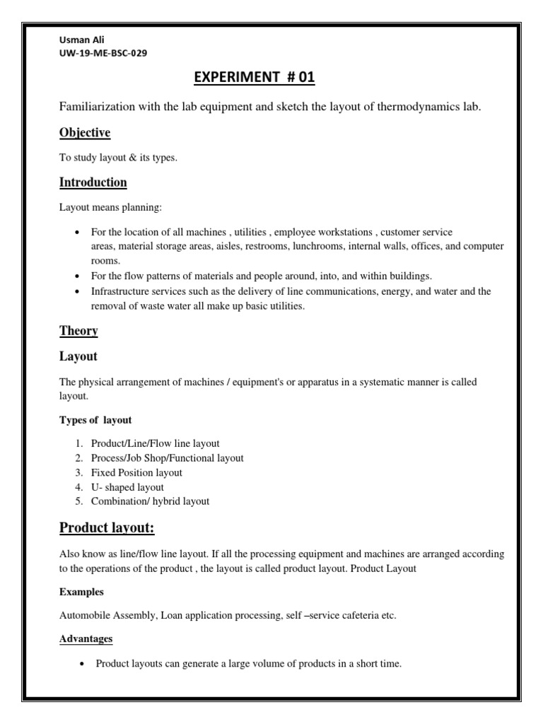 Thermodynamics Lab Layout Guide | PDF | Steam Engine | Internal Combustion Engine