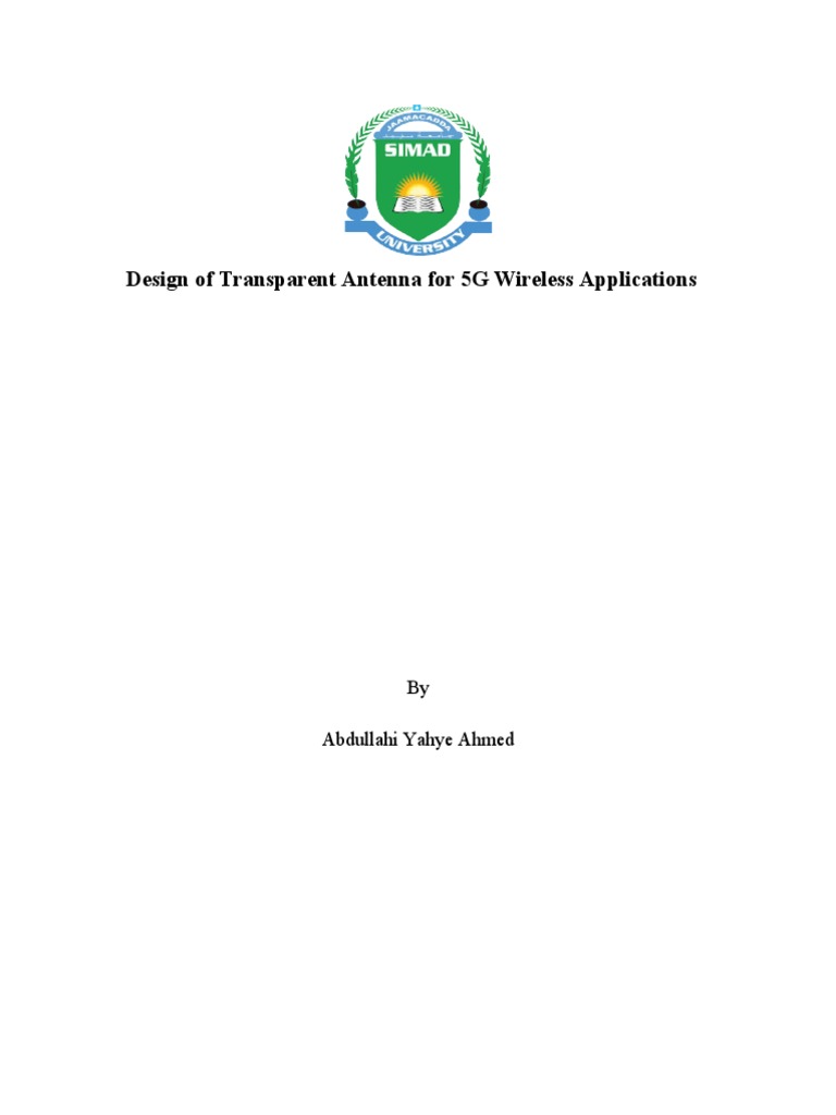 Magan Thesis Book | PDF | Antenna (Radio) | Graphene