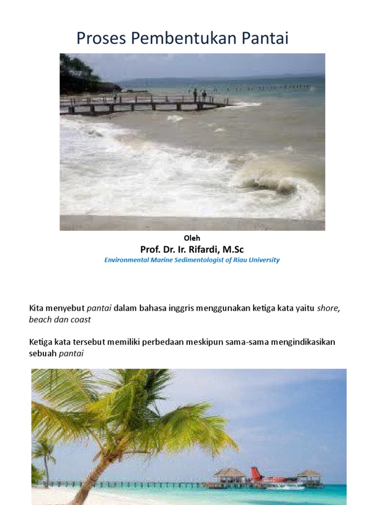 Kuliah 1 Proses Pembentukan Pantai | PDF