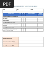 Fire Hydrant Monthly Inspection Checklist | PDF