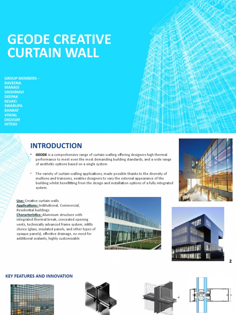 Curtain Wall System | PDF | Wall | Components