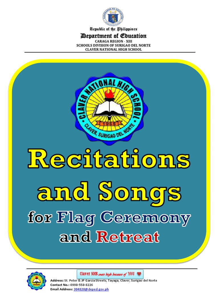 Claver National High School Hymn Guide | PDF | National Symbols ...