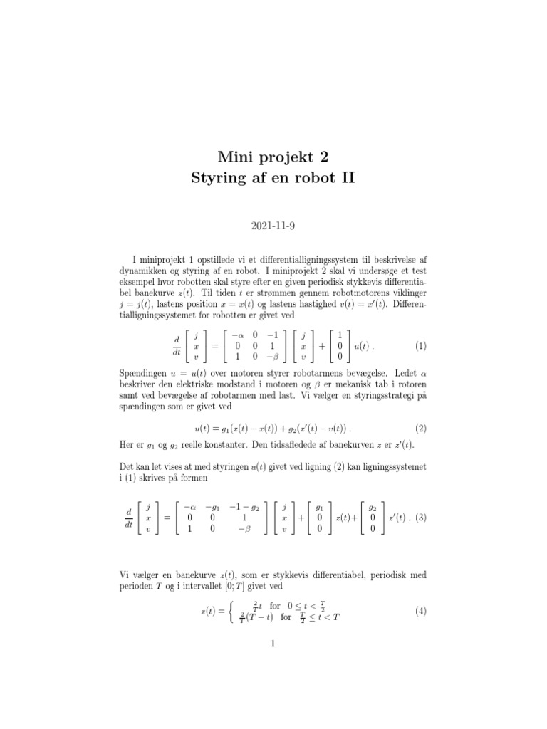 Mini Projekt 2 | PDF
