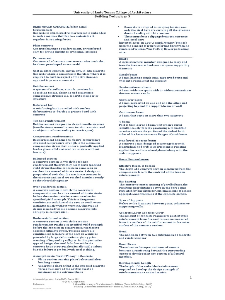 University of Santo Tomas College of Architecture Building Technology 3 ...