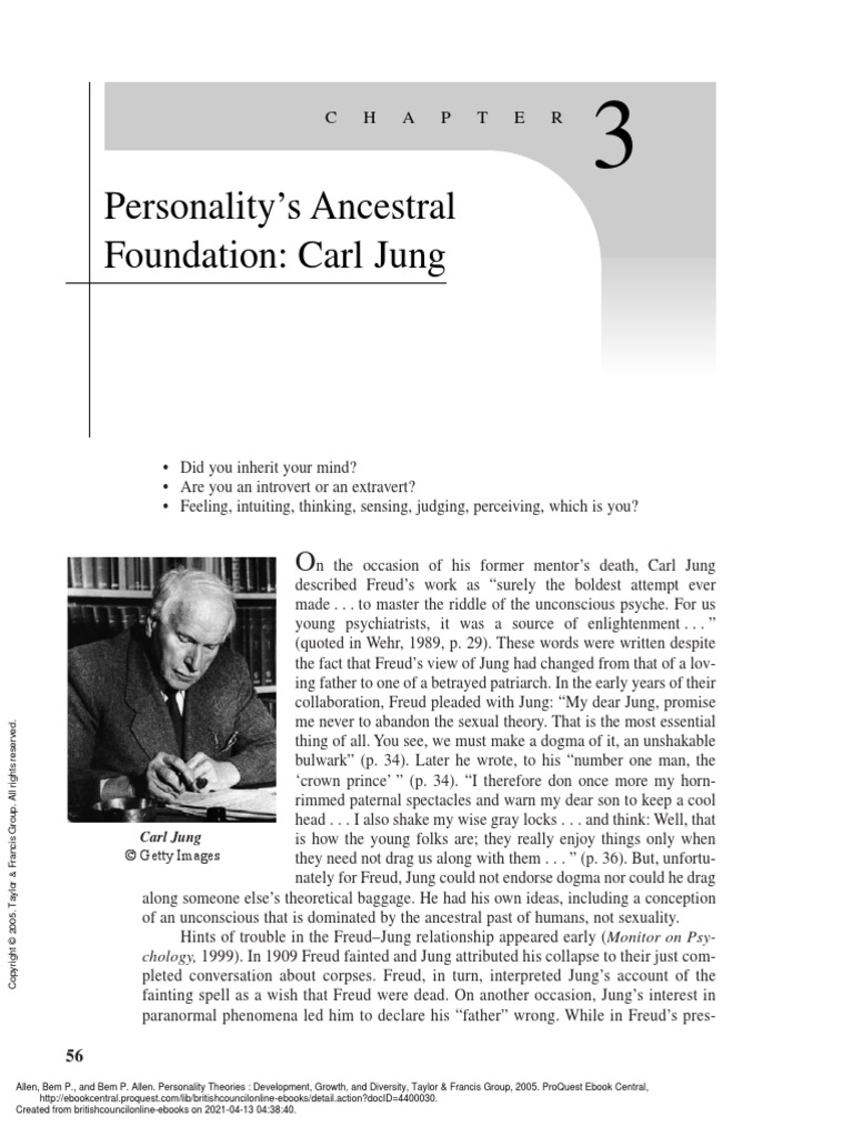 Carl Jung's Theorypdf | PDF | Carl Jung | Shadow (Psychology)