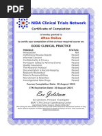 GCP Nida Certificate | PDF