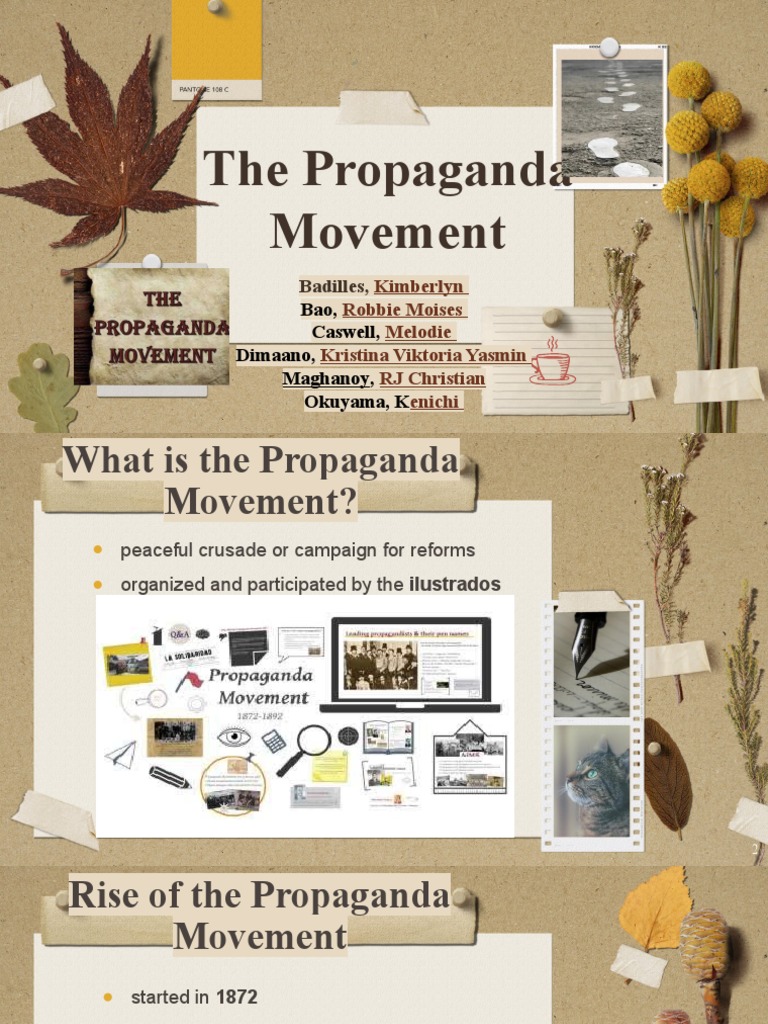 Group 4 - The Propaganda Movement | PDF | Philippines