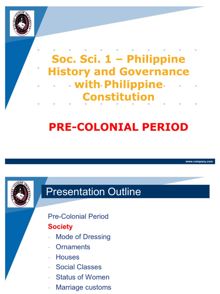 Soc. Sci. 1 - Unit 1 - Pre Colonial | PDF | Wedding | Marriage