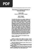 Academic Performance Scale: Sa - Strongly Agree A | PDF