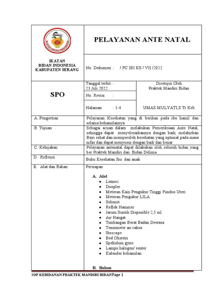 Kumpulan Sop PMB | PDF