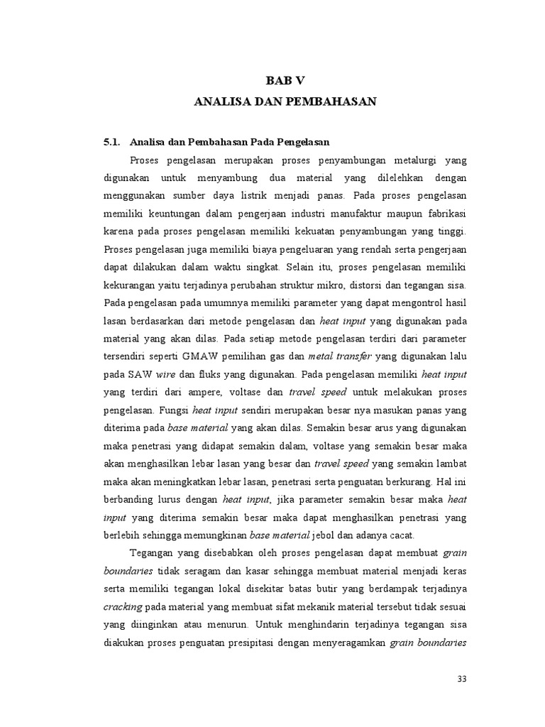 BAB V Analisa Dan Pembahasan | PDF