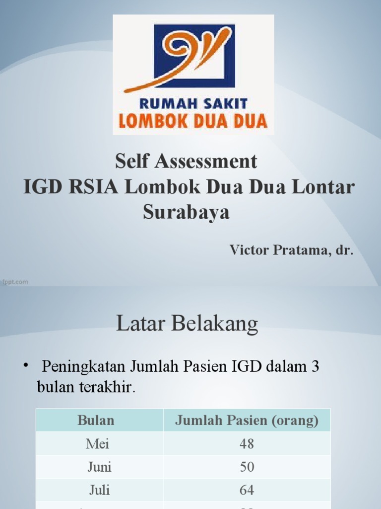 Self Assessment IGD RSIA LDDL 2018 | PDF