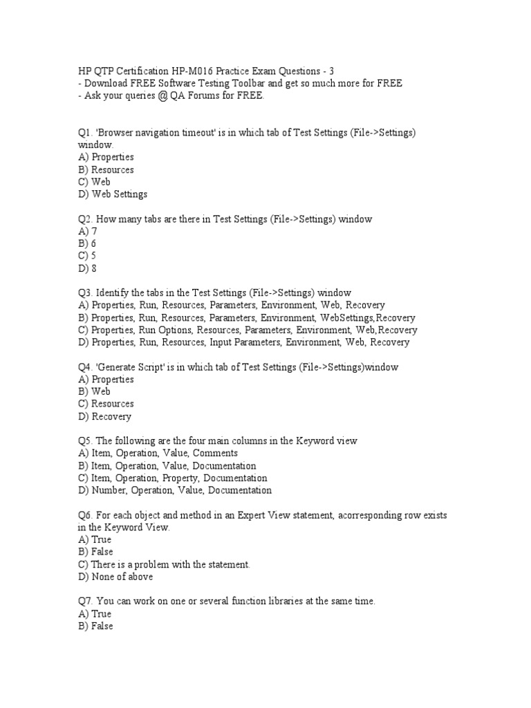 QTP3 Questions | Download Free PDF | Systems Engineering | Computer Engineering