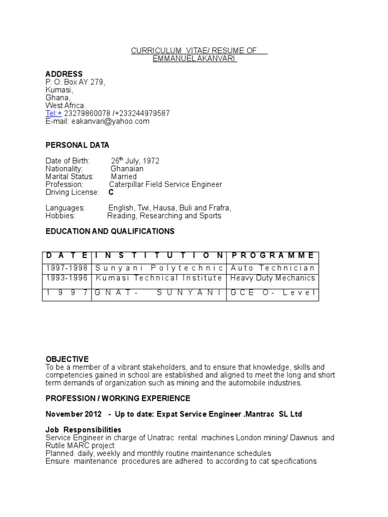 CV Emma - 2 | PDF | Troubleshooting | Loader (Equipment)