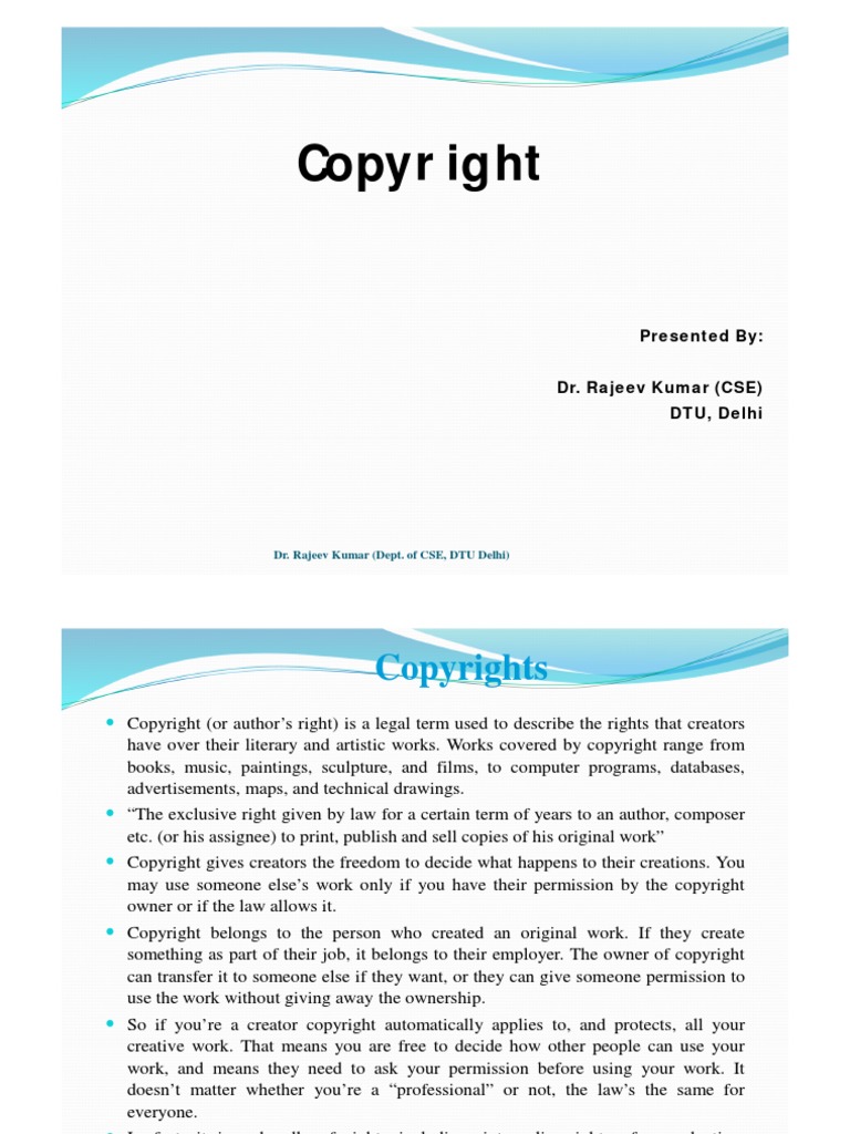 Presented By:: Dr. Rajeev Kumar (Dept. of CSE, DTU Delhi) | PDF ...