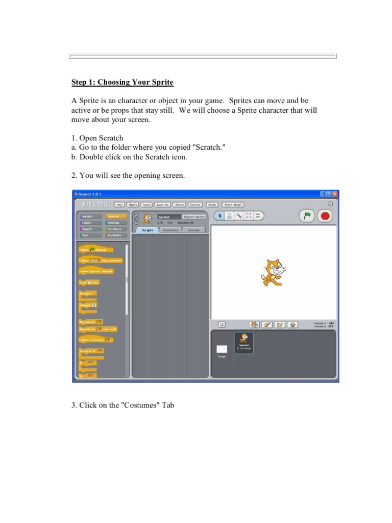 Move Sprite Maze Game | PDF | Scratch (Programming Language) | Icon ...