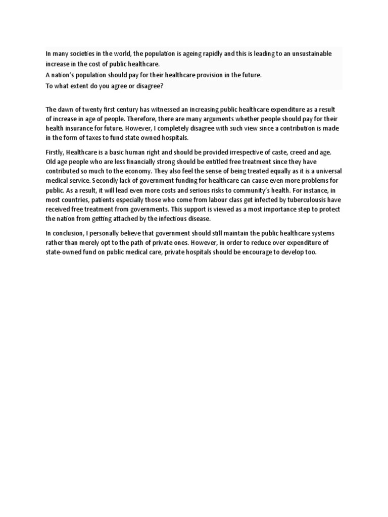 In Many Societies in The World, The Population Is Ageing Rapidly and ...