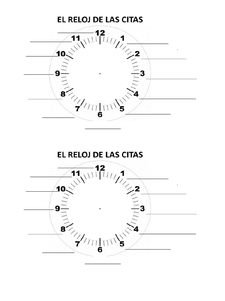 El_reloj_de_las_citas | PDF