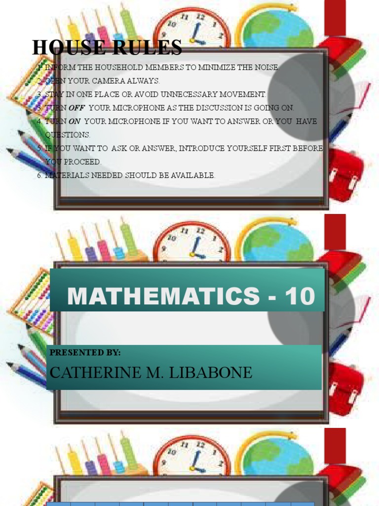 COT 1 Final Presentation | Descargar gratis PDF | Permutation | Mathematics