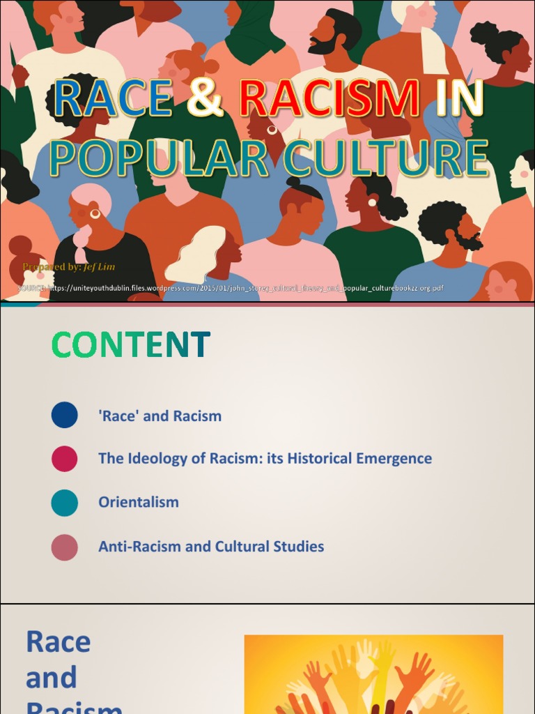 PPC - Discussion 5 (Race and Racism in Pop Culture) | PDF | Racism | Discrimination & Race Relations