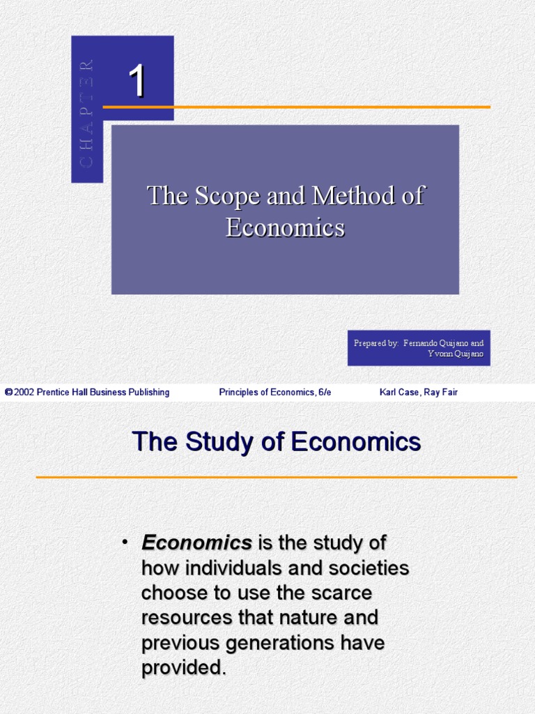 The Scope and Method of Economics | PDF