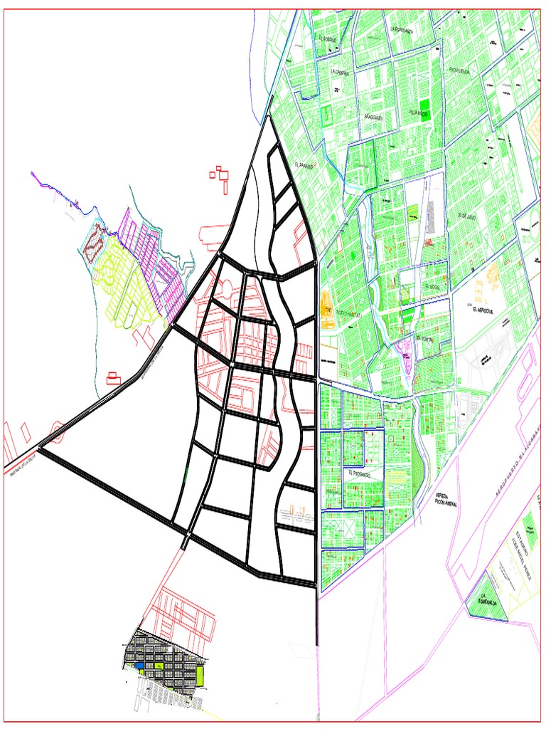 Plano Yopal Autocad Arreglado | PDF