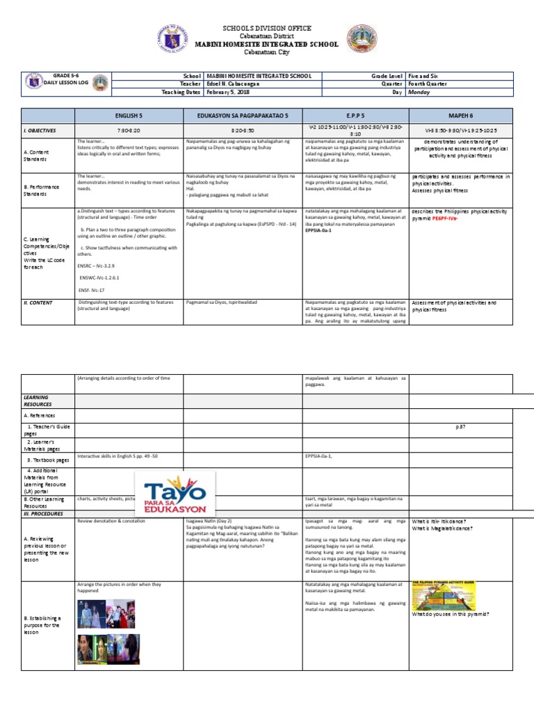 Mabini Homesite Integrated School: Schools Division Office Cabanatuan ...