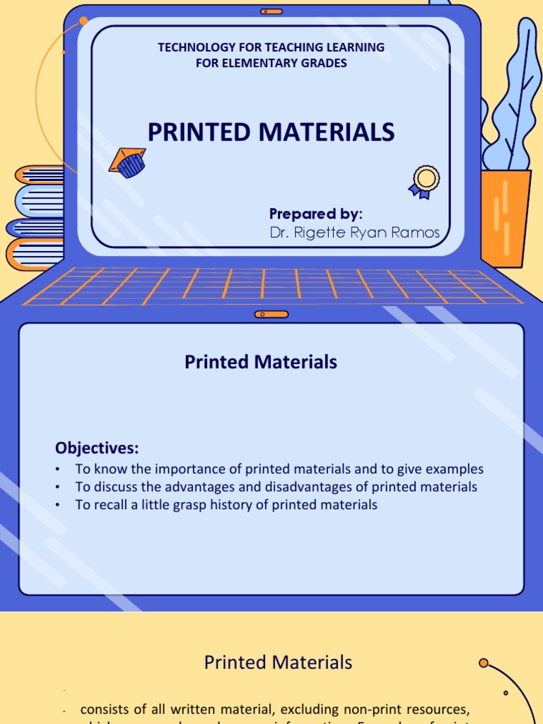Printed Materials | PDF | Printing | Books