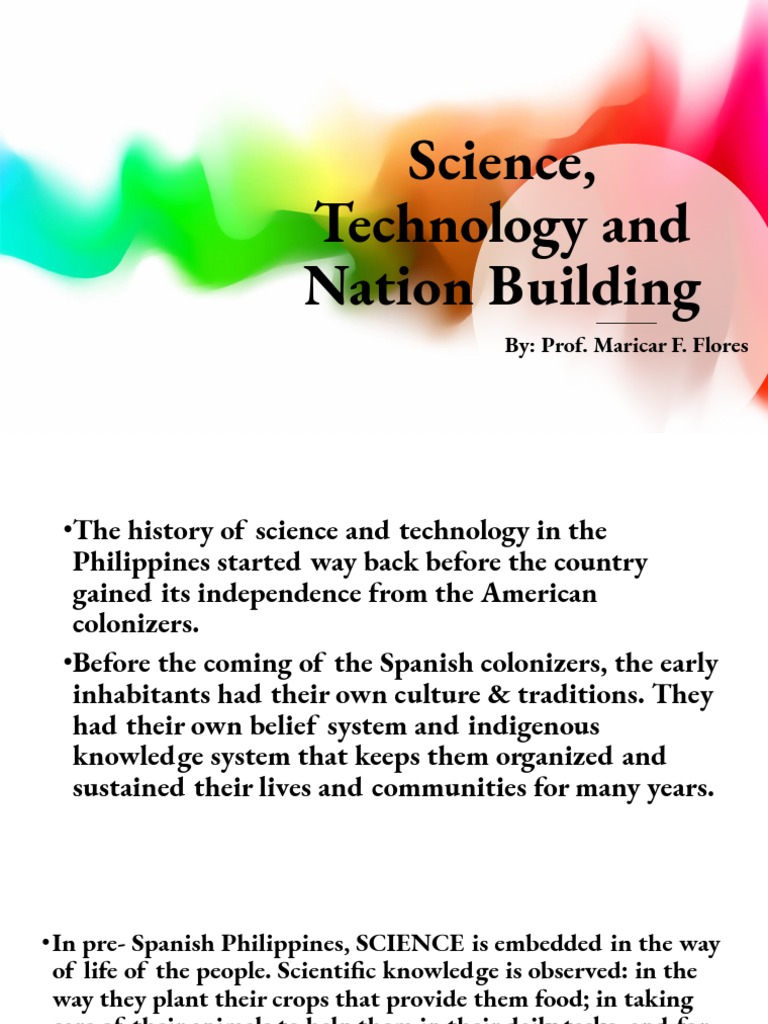 Week 4-Science, Technology and Nation Building | PDF | Science ...