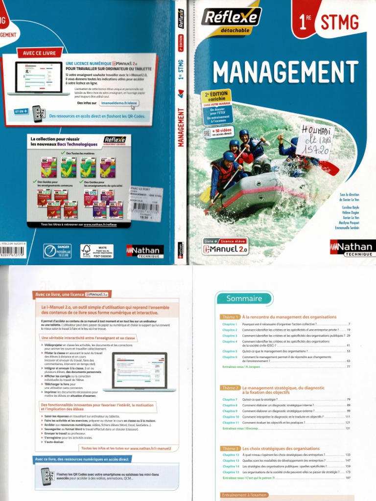 Management 1er STMG 2e Edition | PDF