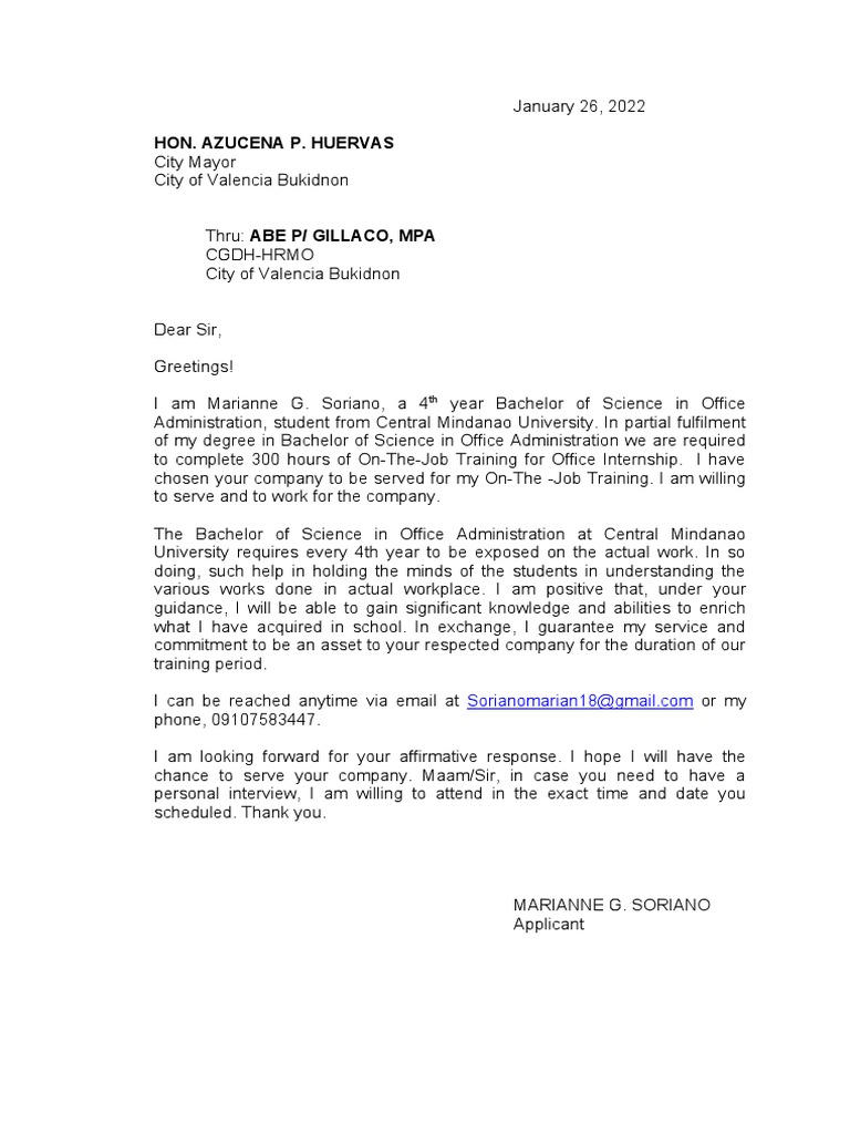 Application Letter | PDF | Behavior Modification | Cognitive Science