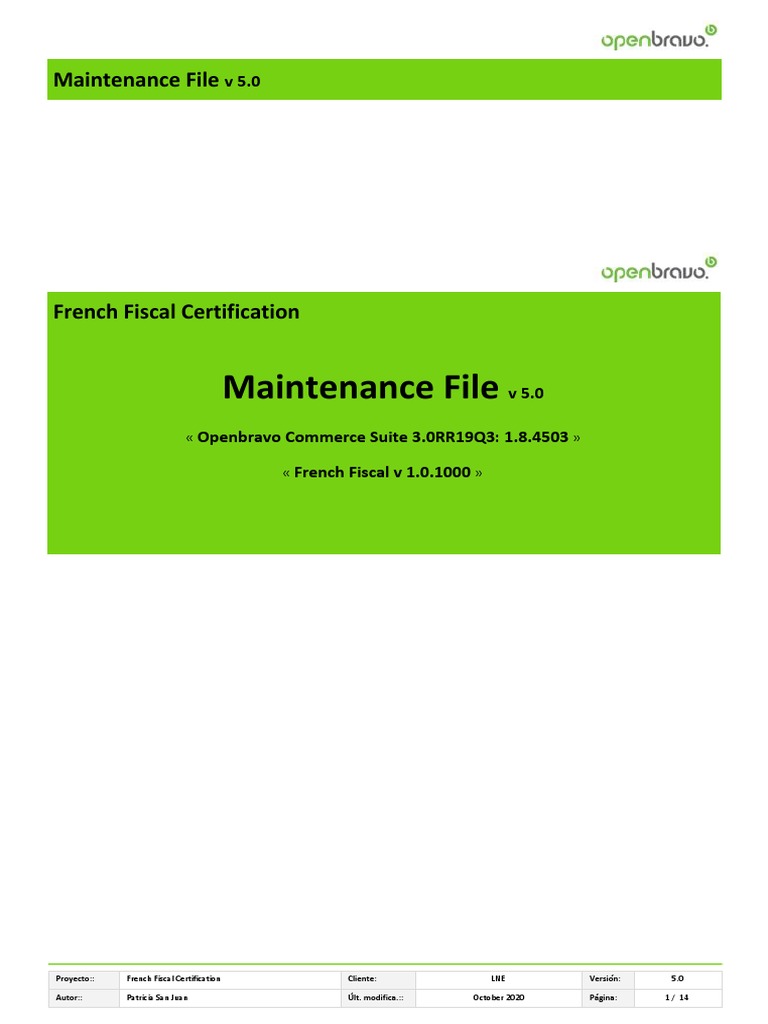 French Fiscal Module Guide | PDF | Computing | Software