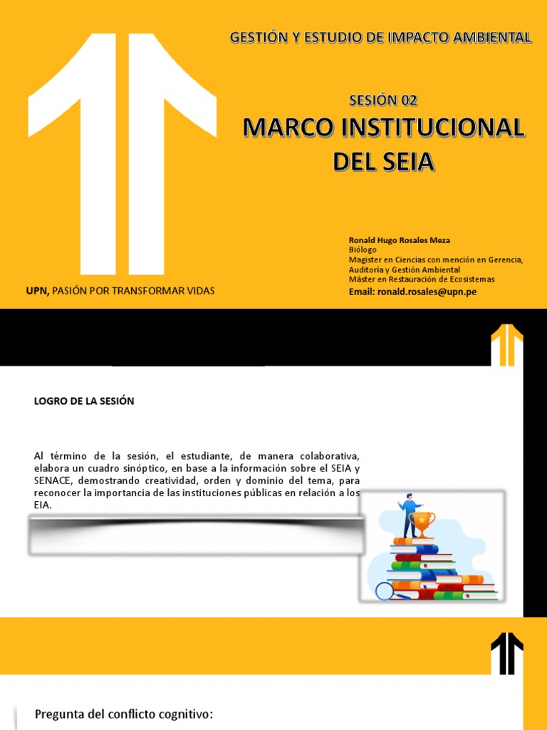 Marco Institucional del SEIA en Perú | PDF | Evaluación de impacto ...