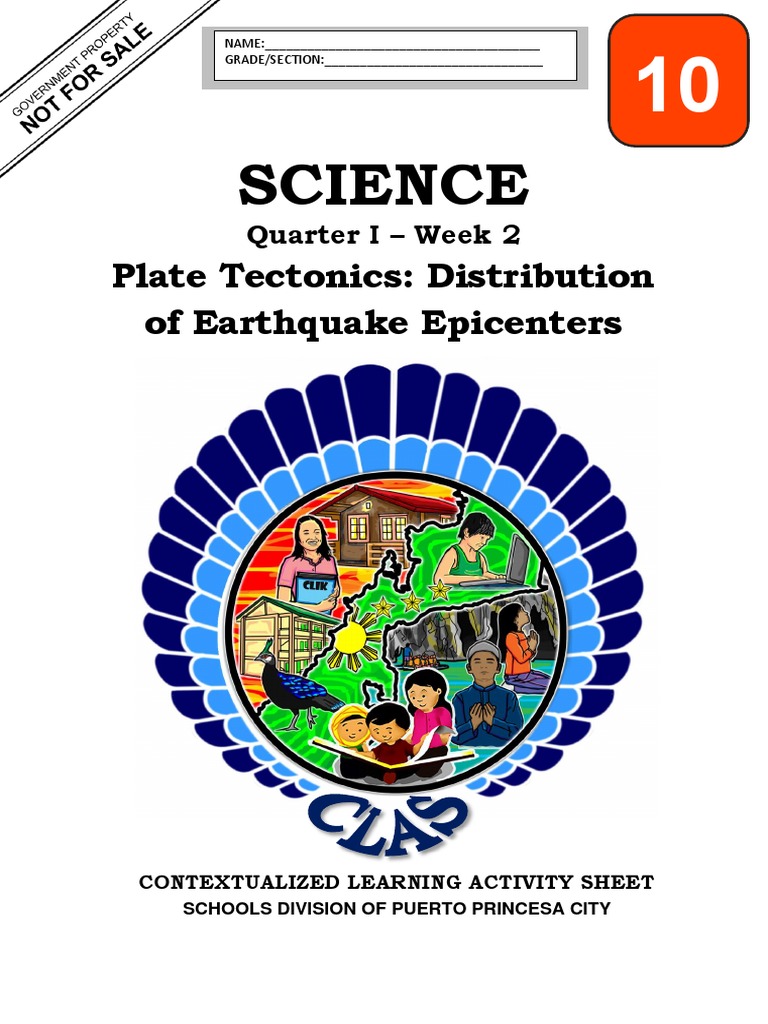 Science10 q1 CLAS2 Plate Tectonics Distribution of Earthquake ...