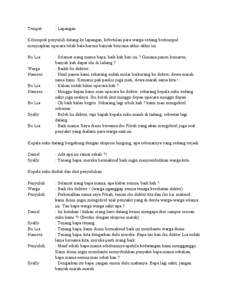 Dialog Penyuluhan | PDF