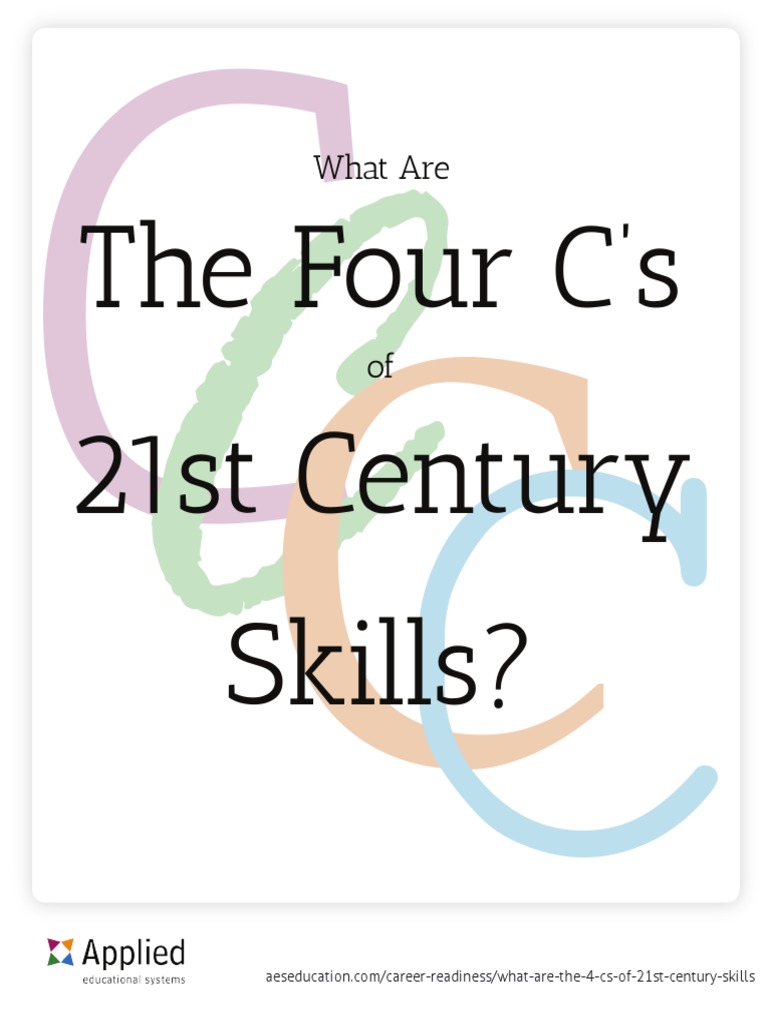 Four C's of 21st Century Skills Explained | PDF | Creativity | Curriculum