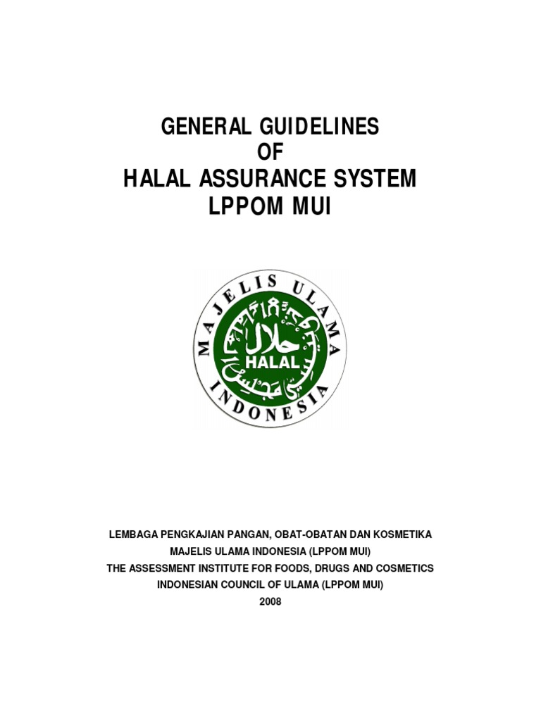 Halal Assurance System Guidebook | PDF | Internal Audit | Quality Assurance