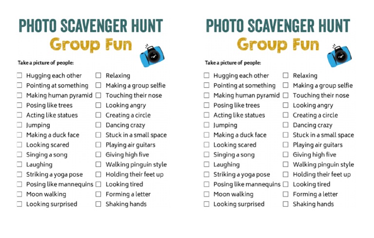 Scavenger Hunt Task | PDF
