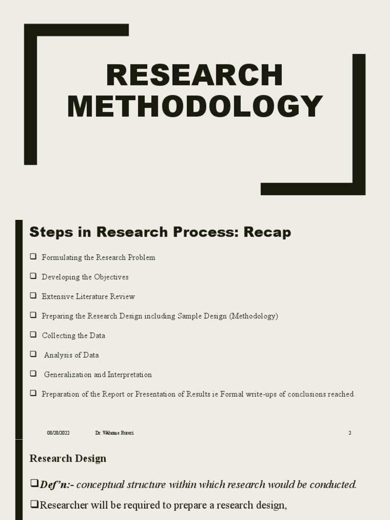 Research Methodology | PDF | Sampling (Statistics) | Questionnaire