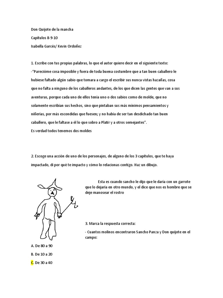 Don Quijote de La Mancha | PDF | Don Quijote