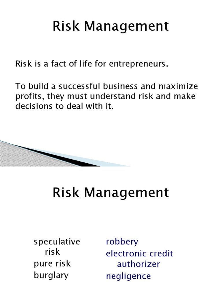 Understanding Business Risk Management | PDF | Insurance | Liability ...