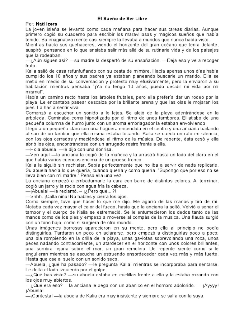 Kalia y su aventura hacia lo desconocido | PDF | Gatos