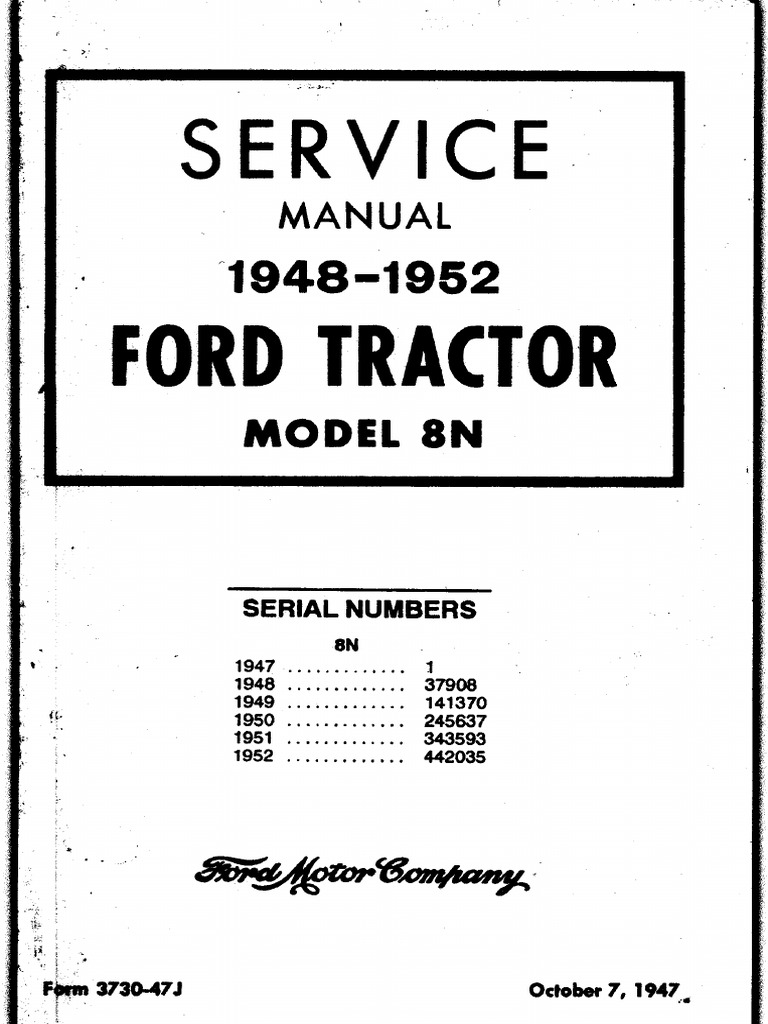 8N Service Manual | PDF