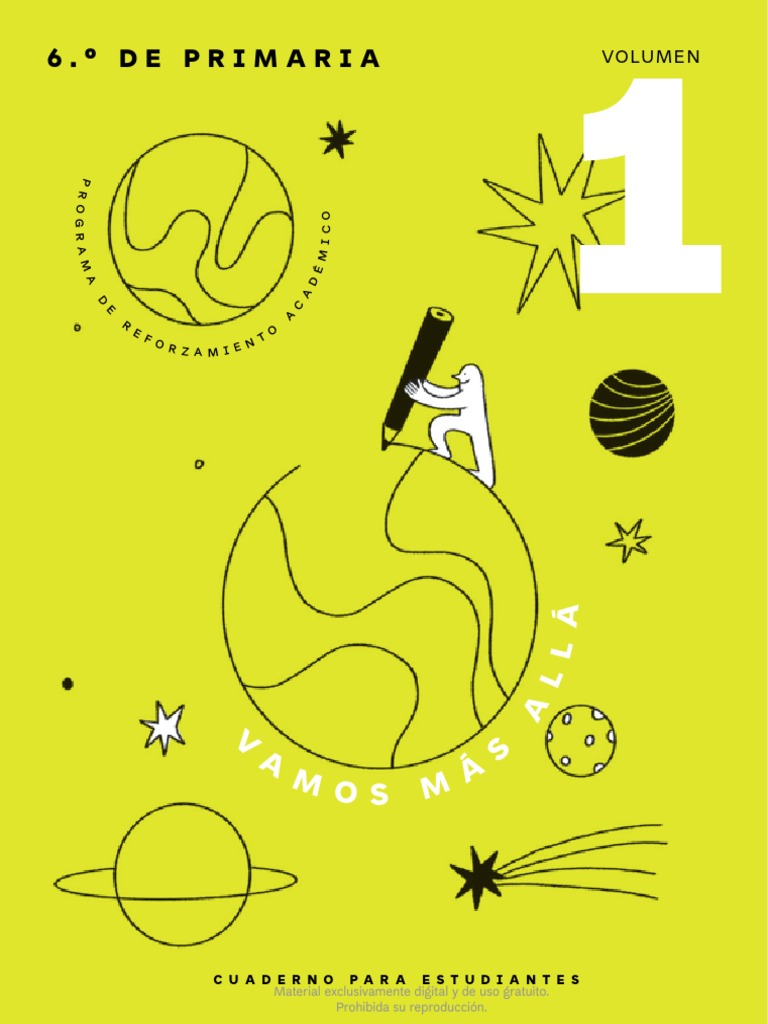 6o Primaria Volumen I Cuaderno Estudiante - Unlocked | PDF | Universo ...