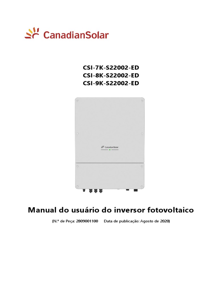 Manual Do Usuario CSI 7 9K S22002 ED PT 20200904 PT | PDF | Rede de computadores | Embalagem e ...