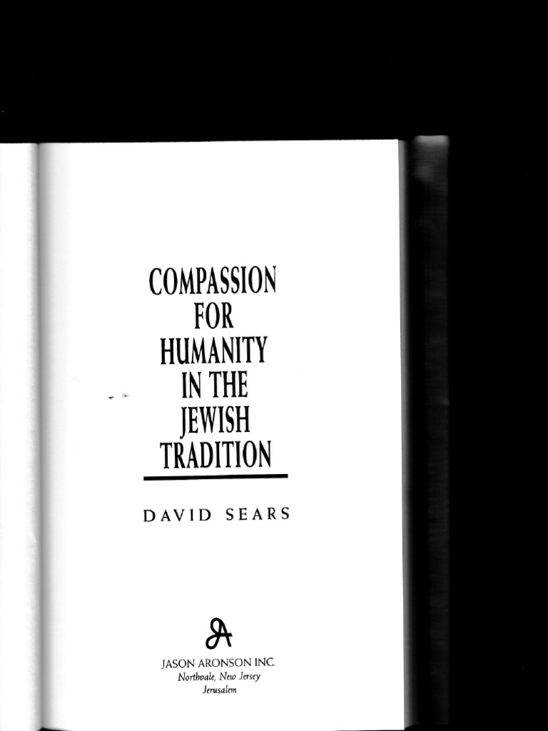 Compassion For Humanity in The Jewish Tradition (Selections) | PDF
