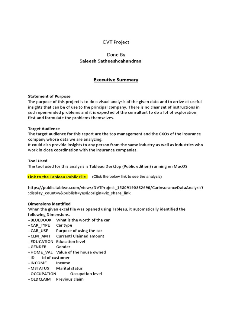 DVT Project For PGP-BABI (2019-20) Done by Saleesh Satheeshcahandran (G6) | PDF | Regression ...
