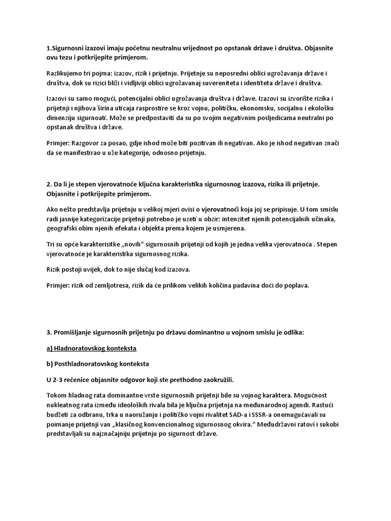 Savremene Sigurnosne Prijetnje | PDF