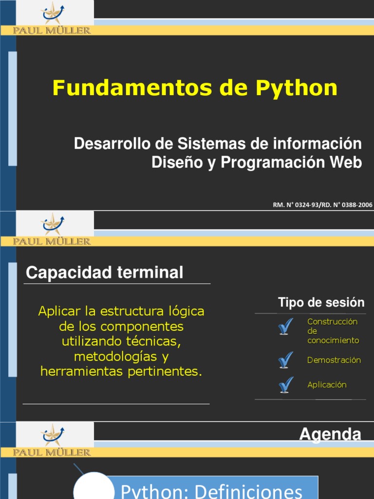 395511439364/virtualeducation/451/contenidos/1310/2 Fundamentos de Python | PDF | Python ...